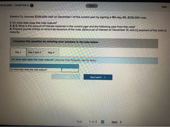 Solved ROBLEMS - CHAPTER 9 0 Help Keesha Co. borrows | Chegg.com Solved ROBLEMS - CHAPTER 9 0 Help Keesha Co. borrows | Chegg.com