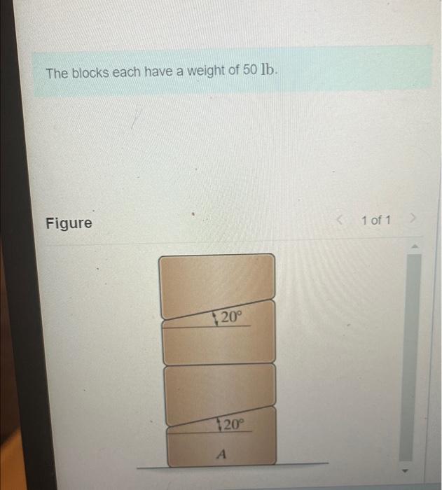 Solved determine how many blocks can be stacked as shown | Chegg.com