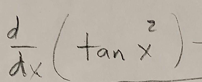 Solved dxd(tanx2) | Chegg.com