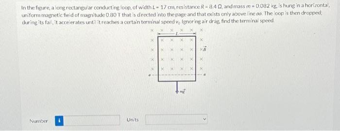 Solved In the figure, a long rectangular conducting loop, of | Chegg.com