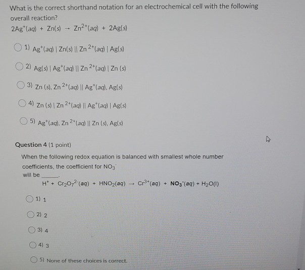 Solved What is the correct shorthand notation for an | Chegg.com
