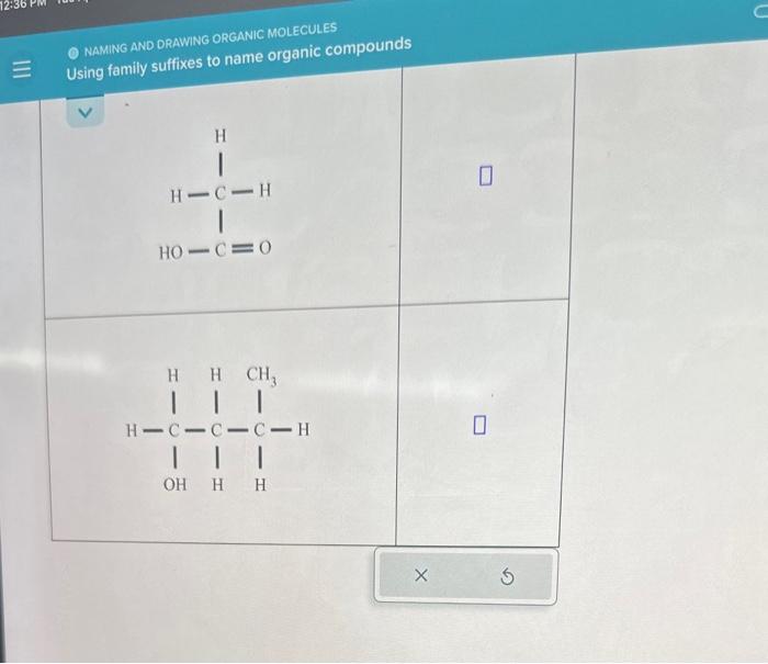 Solved Name these organic compounds: 三 O NAMING AND DRAWING | Chegg.com