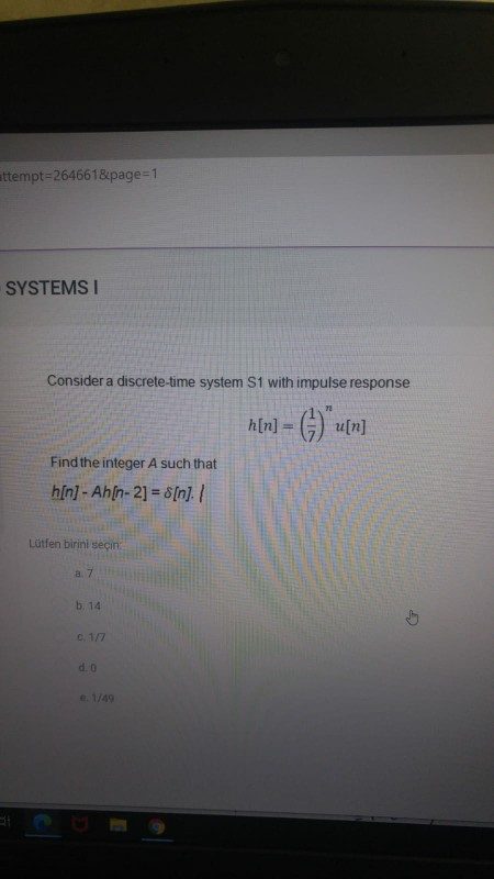 Solved attempt=264661&page=1 SYSTEMS Consider a | Chegg.com