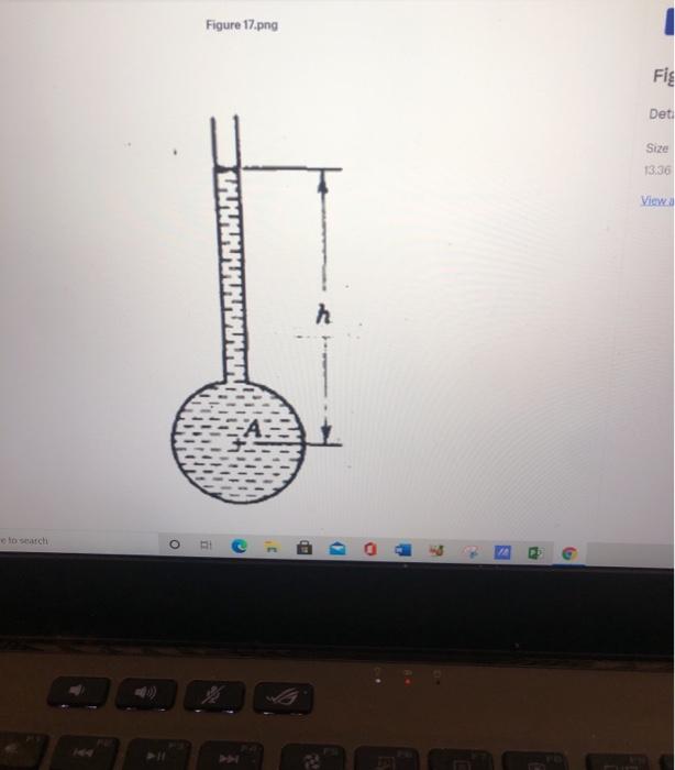 Solved fh-39,47 in determine the pressure at A in lb/ft2 The | Chegg.com
