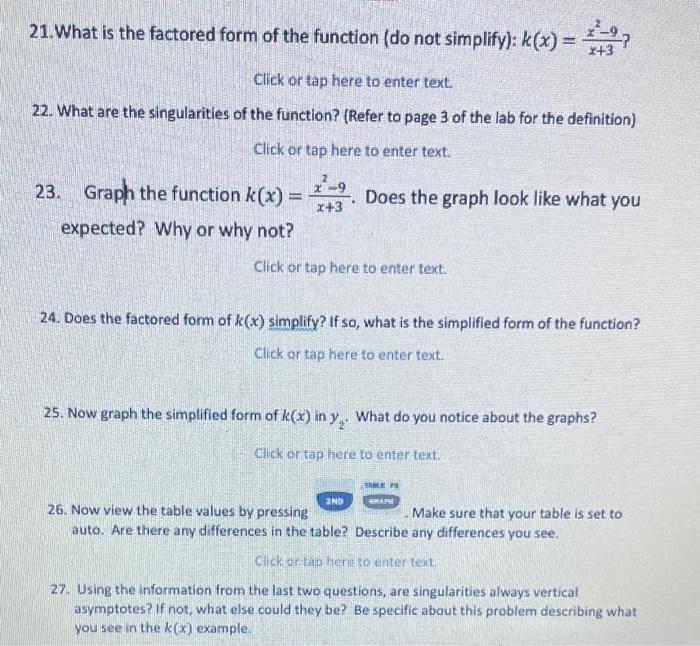 Solved 21. What is the factored form of the function (do not | Chegg.com