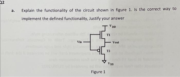 Solved 22 a. Explain the functionality of the circuit shown | Chegg.com