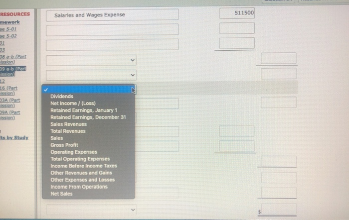 Solved RCES ke Exercise 5-09 a-b (Part Level Submission) In | Chegg.com