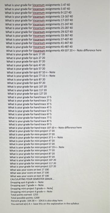 Solved Write a program to calculate a semester grade in this | Chegg.com
