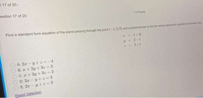 Solved t 17 of 20 - 10 Points Eestion 17 of 20 Find a | Chegg.com Solved t 17 of 20 - 10 Points Eestion 17 of 20 Find a | Chegg.com