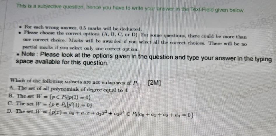 Solved This is a subjective question, hence you have to | Chegg.com