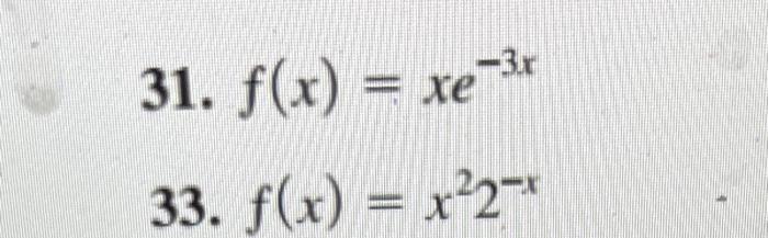 Solved for each function, find (a) the critical numbers; (b) | Chegg.com