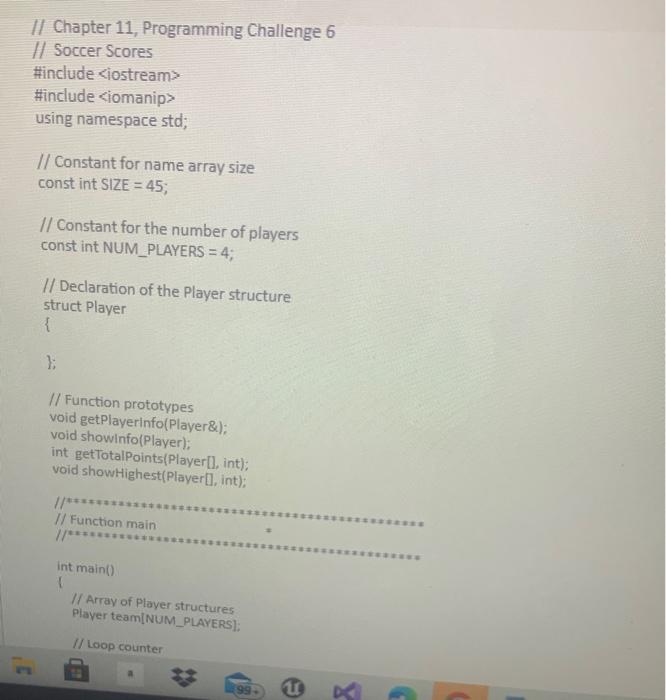 Solved FOLLOW THIS EXACT FORMAT. programming challenge 6 | Chegg.com