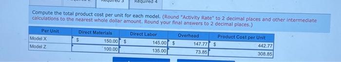 Solved Exercise 17-17 (Algo) Using activity-based costing to | Chegg.com
