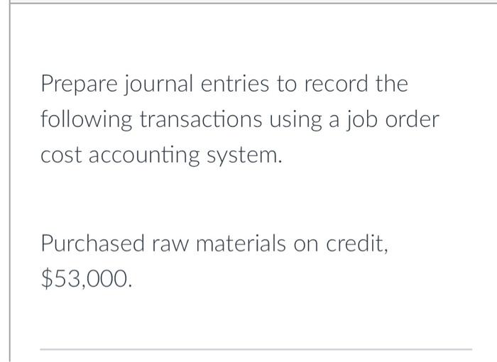 Solved Prepare journal entries to record the following | Chegg.com