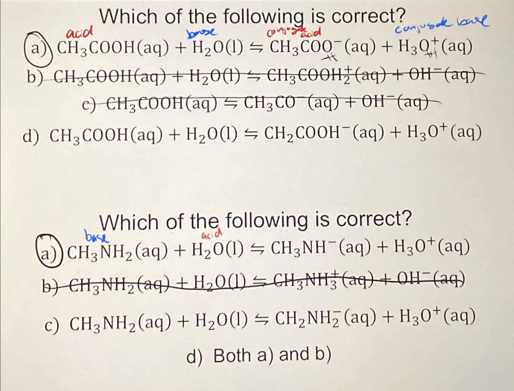 Solved Is this correct? If not Which of the following is | Chegg.com