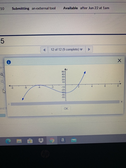 Solved 10 Submitting an external tool Available after Jun 22 | Chegg.com