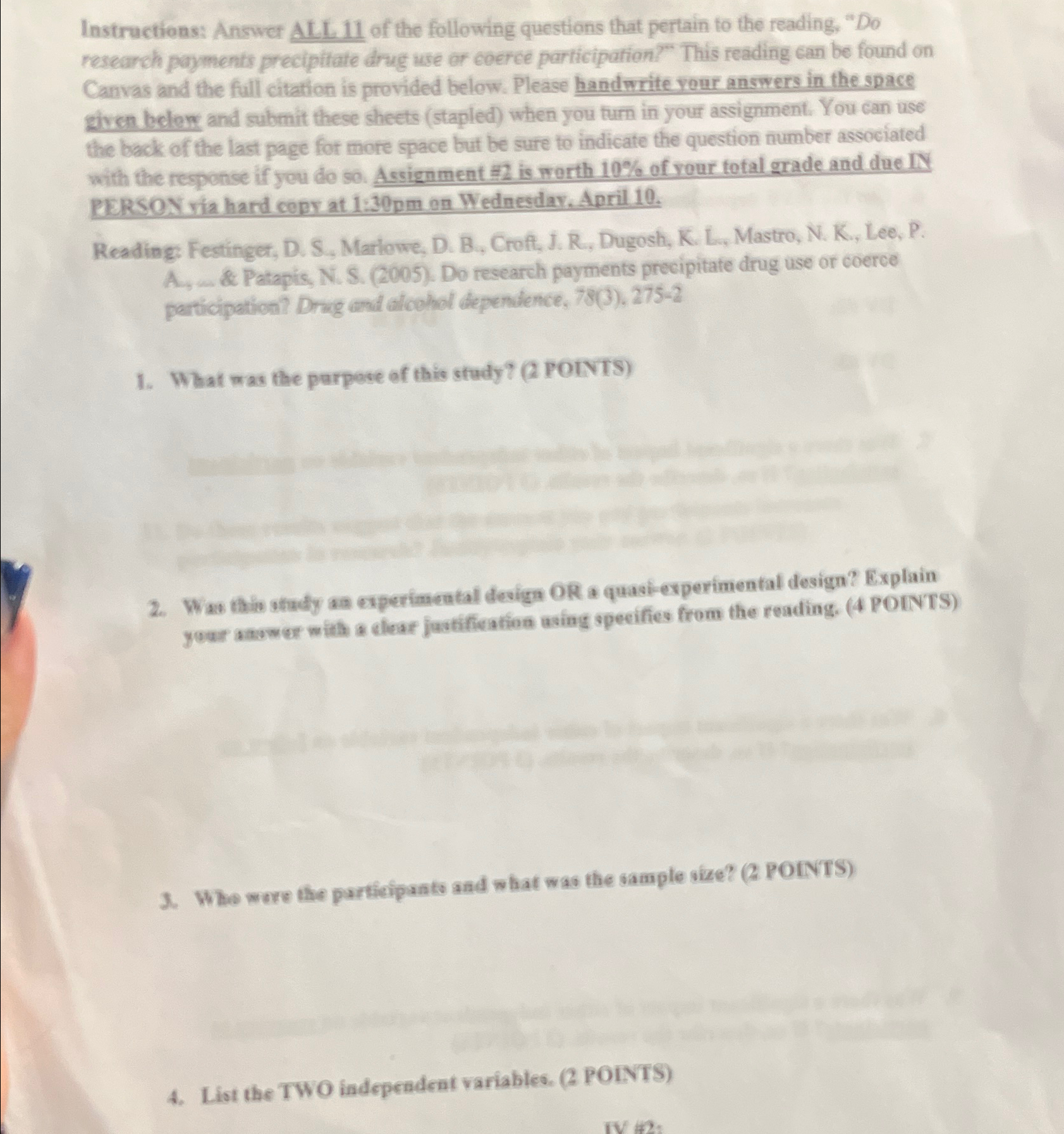 Solved Instructions: Answer ALL. 11 ﻿of the following | Chegg.com