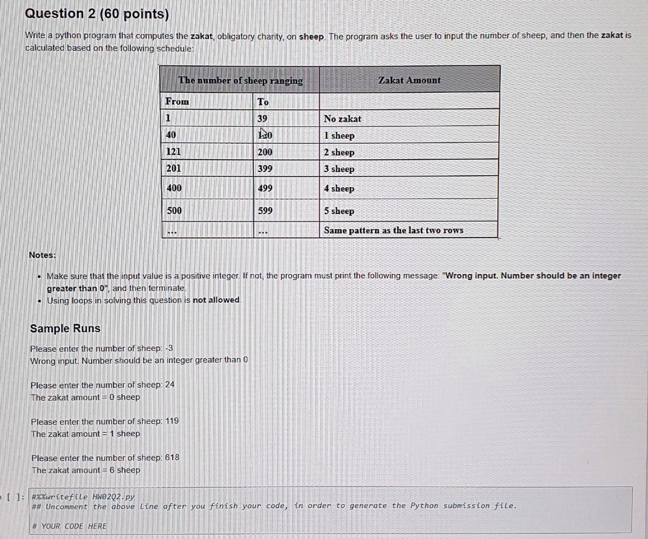 Solved Question 2 60 Points Write A Python Program That 0473