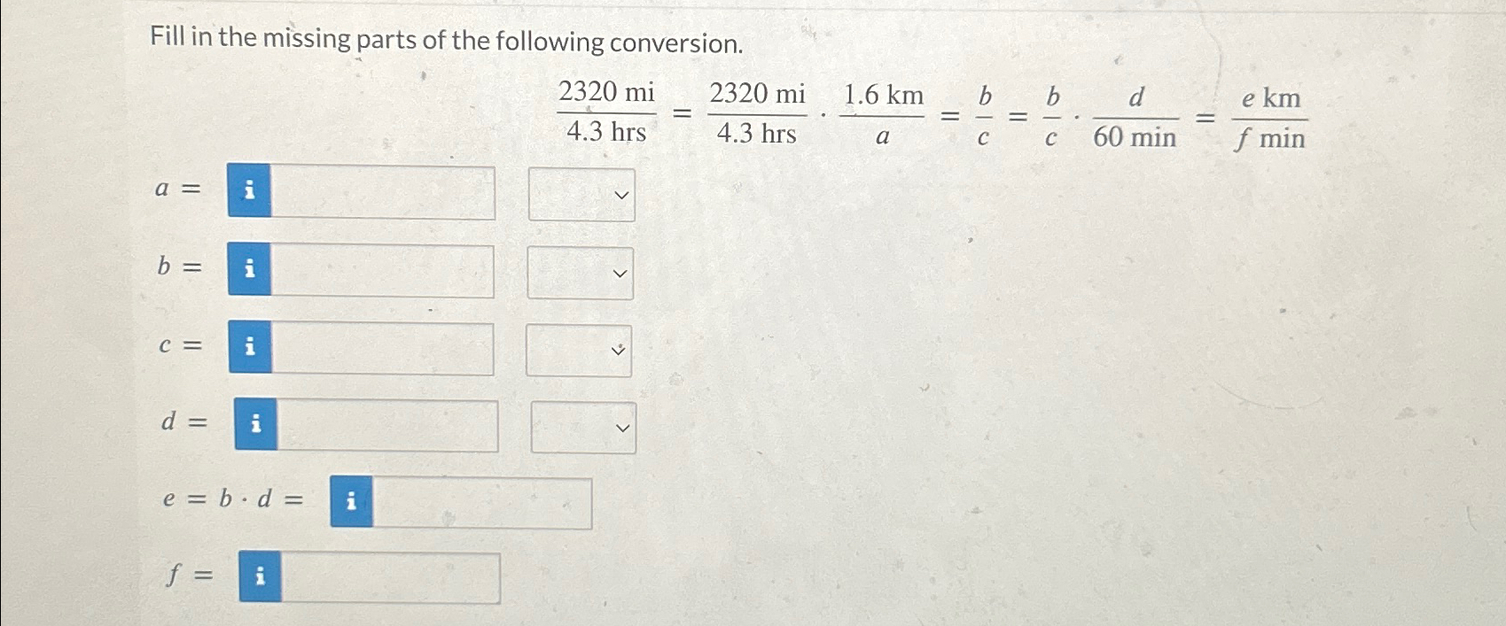 Solved Fill in the missing parts of the following | Chegg.com