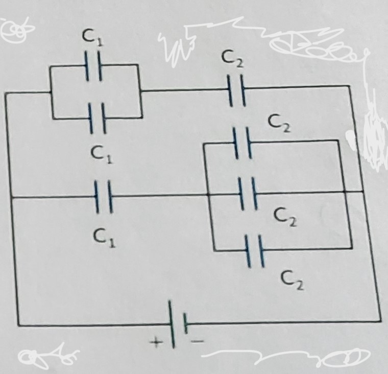 Solved In the combination of capacitors shown below, the | Chegg.com