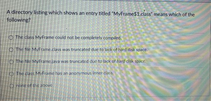 Solved Which of the following is not the name of the method | Chegg.com