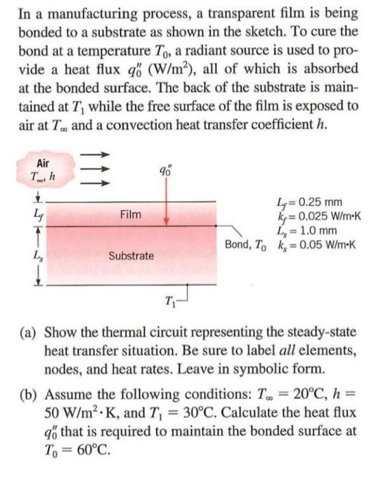 Solved could someone explain how to draw the thermal circuit | Chegg.com