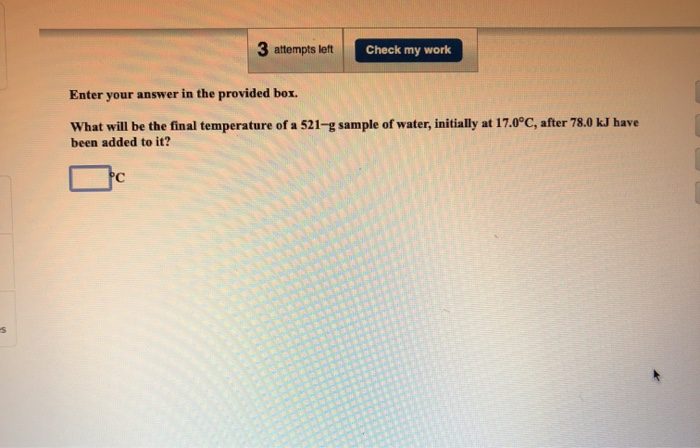 Solved 3 attempts left Check my work Enter your answer in | Chegg.com