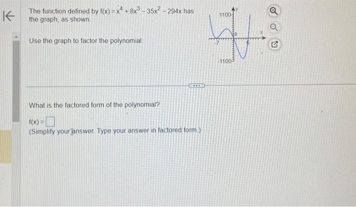 Solved The function defined by f(x)=x4+8x3−35x2−294x has the | Chegg.com