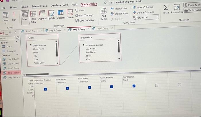 Solved 6. Open the Step 6 Query. Sort the records in | Chegg.com