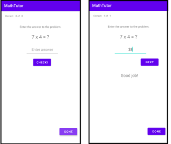 Solved Create an application that is a multiplication | Chegg.com