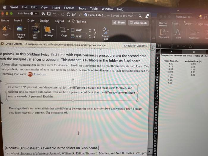 Solved o Autosave Home Insert Draw Word File Edit View | Chegg.com