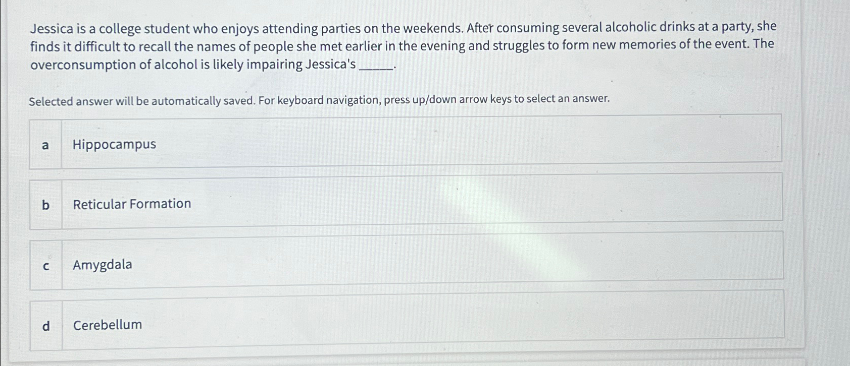 Solved Jessica is a college student who enjoys attending | Chegg.com