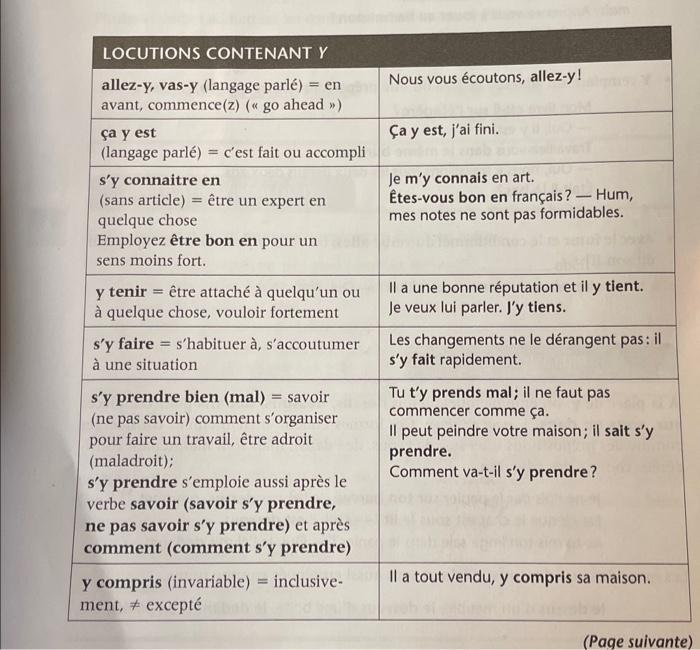 Remplacez les mots soulignés par une expression | Chegg.com Remplacez les mots soulignés par une expression | Chegg.com
