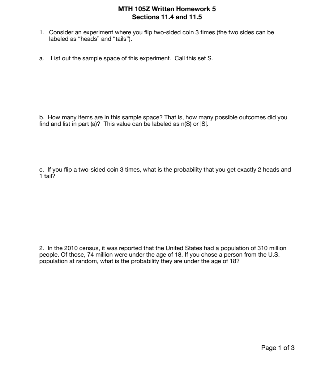 Solved 1. Consider an experiment where you flip two-sided | Chegg.com