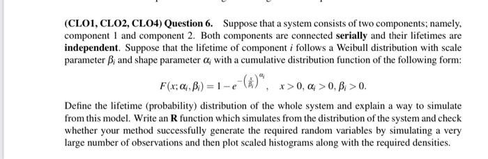 Solved (CLO1, CLO2, CLO4) Question 6. Suppose that a system | Chegg.com