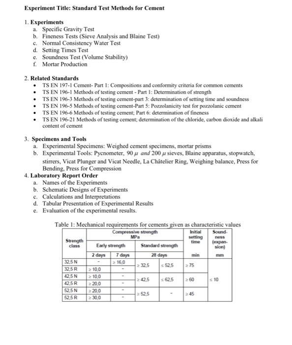 Solved Experiment Data Fineness of cement (sieve analysis) | Chegg.com