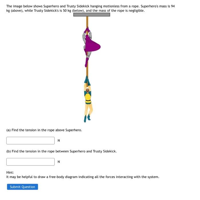 Solved The image below shows Superhero and Trusty Sidekick | Chegg.com