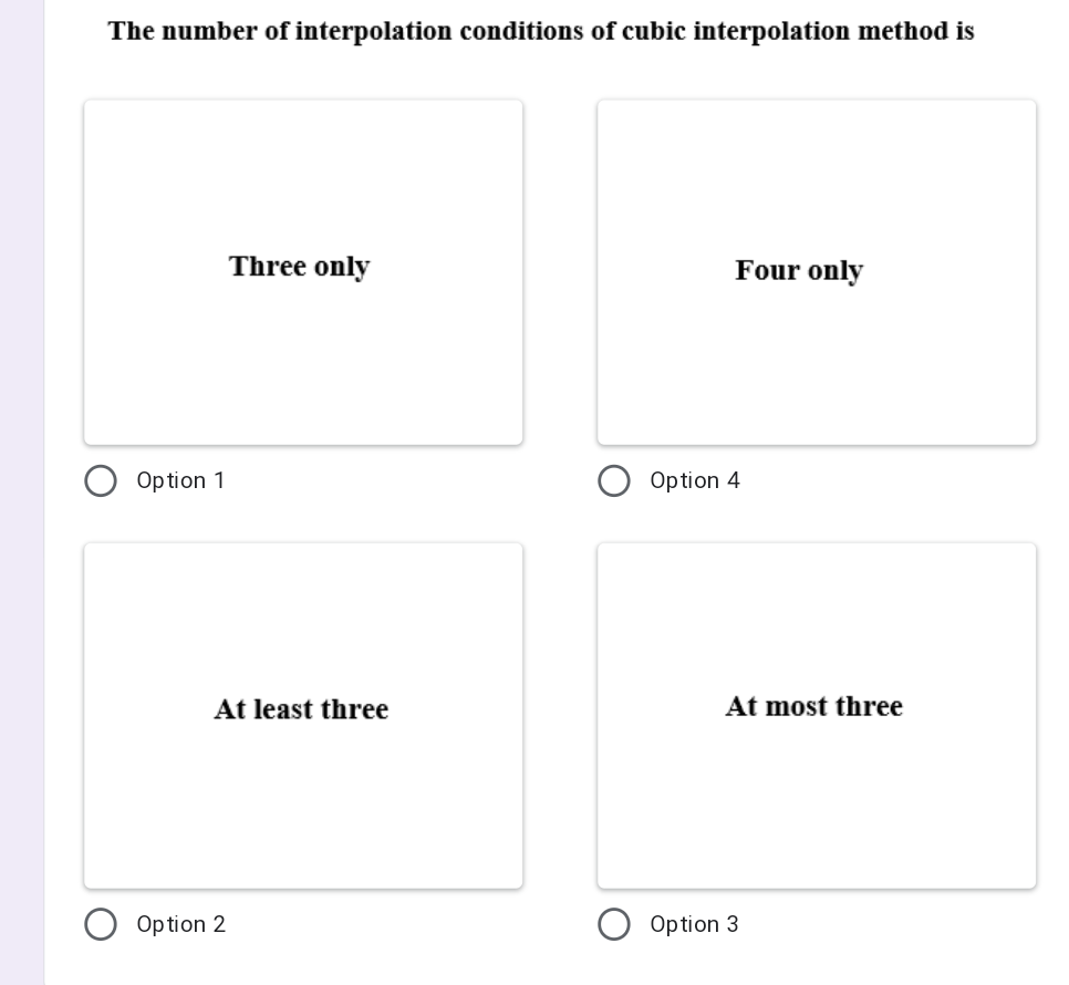 Use the algorithm of cubic interpolation with two | Chegg.com