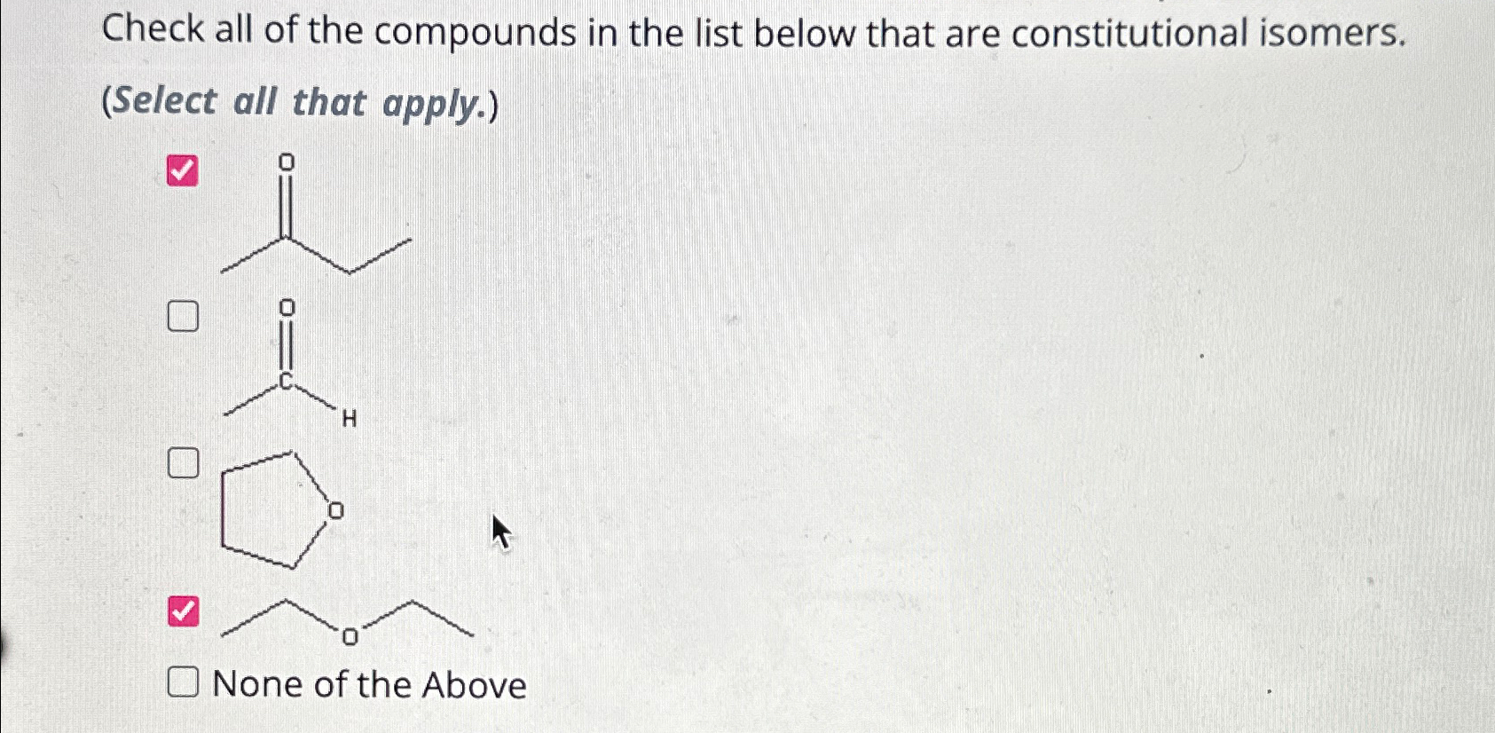 Solved Check all of the compounds in the list below that are | Chegg.com