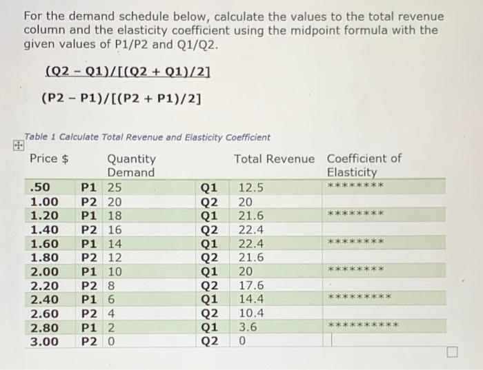 Solved I am uncertain of what the Coefficient of Elasticity | Chegg.com