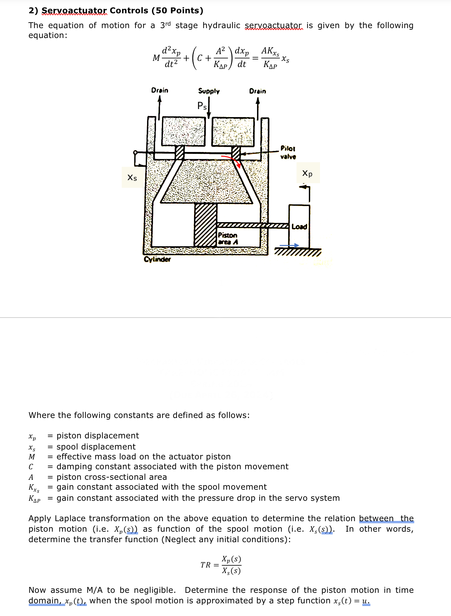 Solved Where the following constants are defined as | Chegg.com