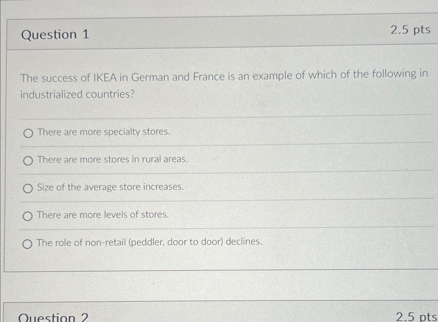 Solved Question 12.5ptsThe success of IKEA in German and | Chegg.com