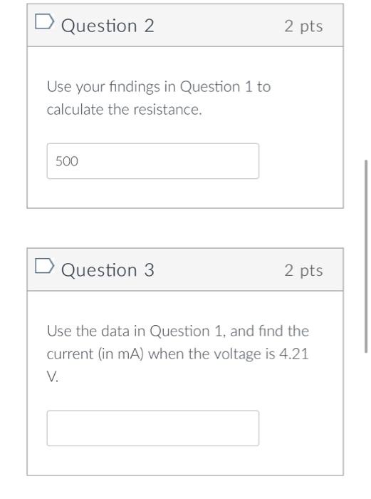 Solved Quesbion 2 Question 3Use the data in question 1, and | Chegg.com