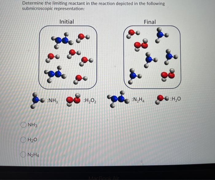 Solved Determine the limiting reactant in the reaction | Chegg.com