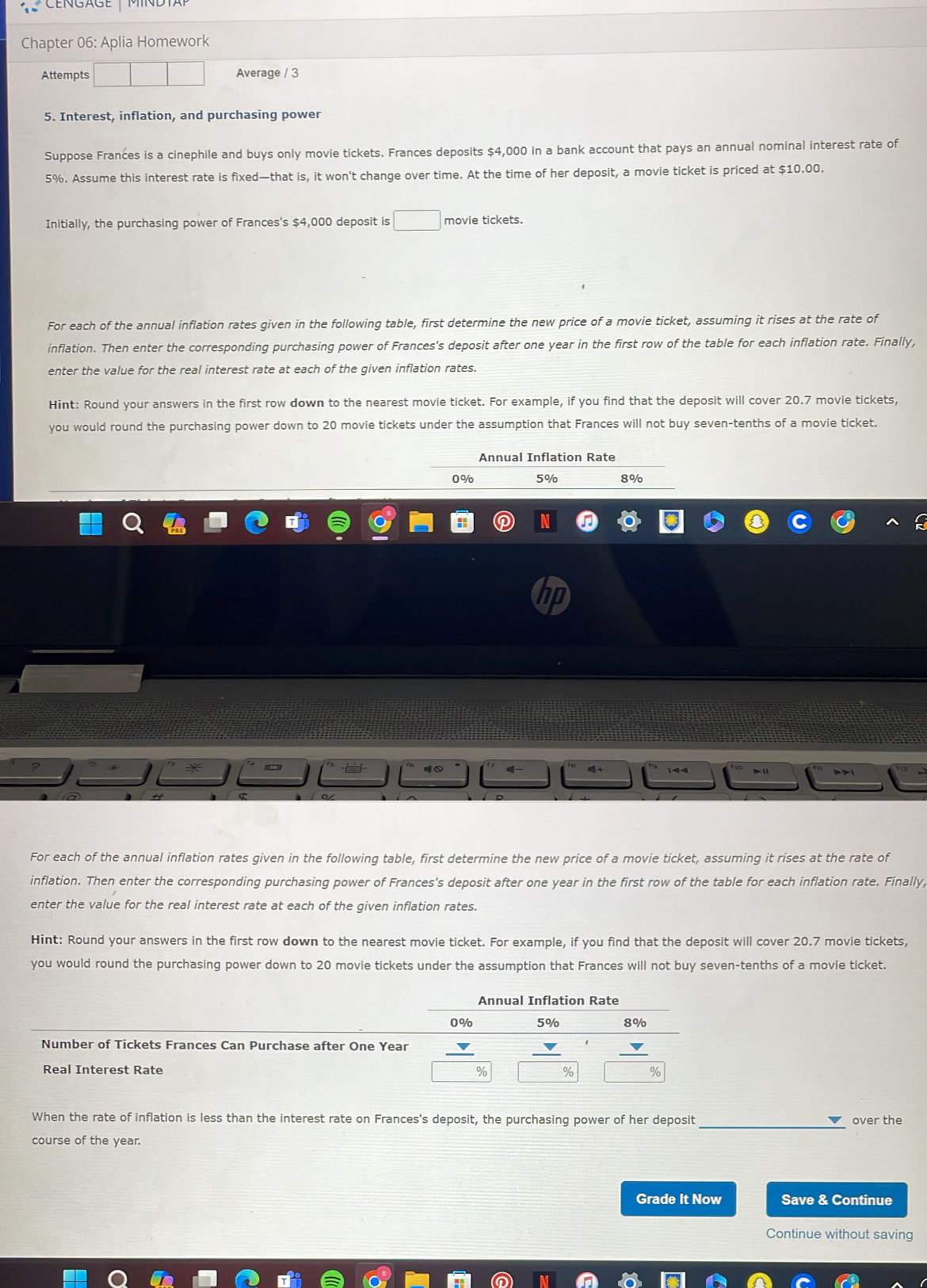 Solved Chapter 06: Aplia HomeworkAttemptsAverage ?35. | Chegg.com