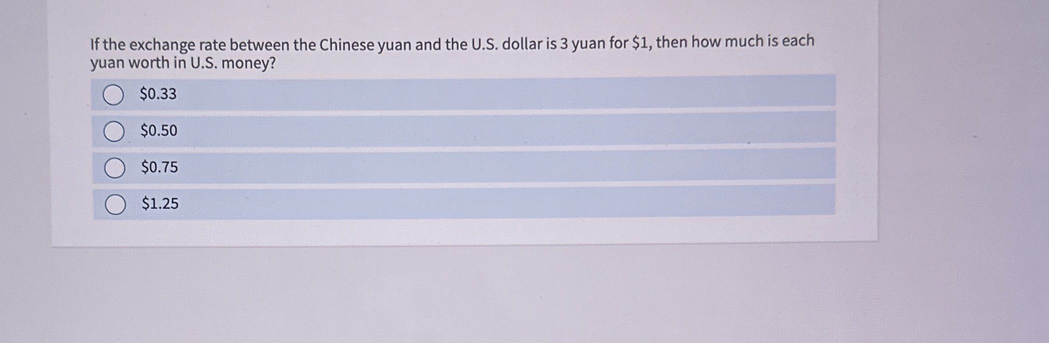 Solved If the exchange rate between the Chinese yuan and the | Chegg.com