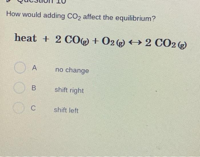 Solved Which is the correct equilibrium expression for the | Chegg.com