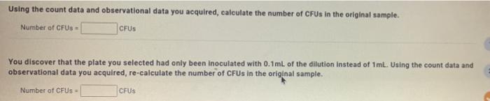 Solved Using the count data and observational data you | Chegg.com