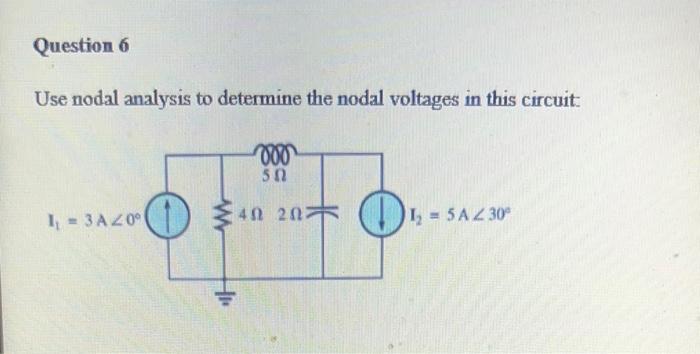 Solved Use nodal analysis to determine the nodal voltages in | Chegg.com