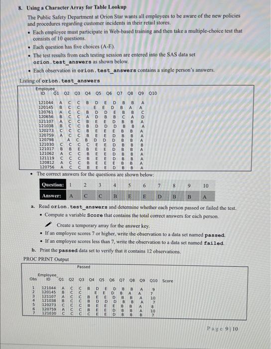 Solved Hey! I need help developing a code using SAS to solve | Chegg.com